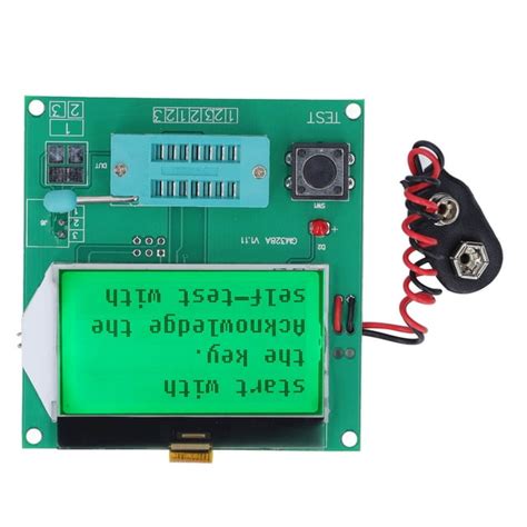 Lcd Transistor Tester And Capacitor Frequency Meter With Pnp Npn Square