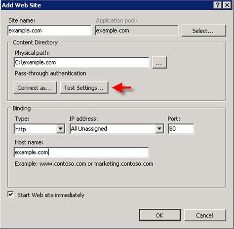 How To Manually Create A Site Application Pool Identity In IIS7