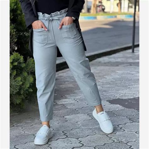 خرید و قیمت شلوار کمر هویجی مام فیت از غرفه تولیدی ژاوین گالری