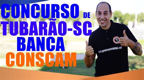 QuestÕes Conscam Concurso De TubarÃo Sc Youtube