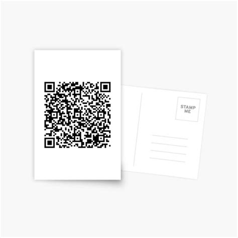EICAR AV Test String QR Code Postcard By Stevelord Redbubble