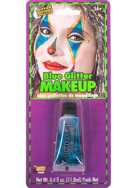 Blue Glitter Gel Makeup Sparkling Glitter Gel Costume Makeup