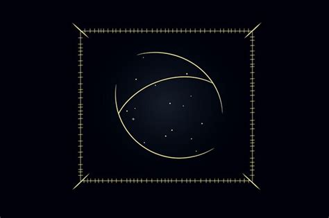 Premium Photo Astrological Line Art Vector Illustration