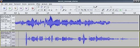 Hide And Seek In Audio Files Audio Processing Audacity Forum