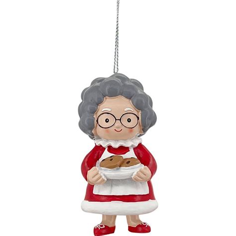 Christmas Traditional Santa Character Mrs Claus Ornament Each Woolworths