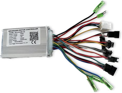 Nulkomma X813 Aa26e 12z Electric Bicycle Controller 36v 48v 15a Brushless Motor