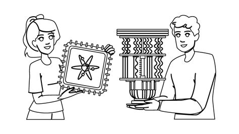 Technology Quantum Computing Research People 66252653 Vector Art At Vecteezy