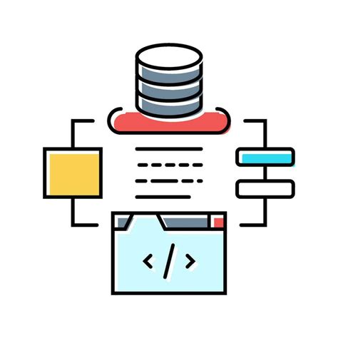 Software Architecture Color Icon Vector Illustration 35273343 Vector