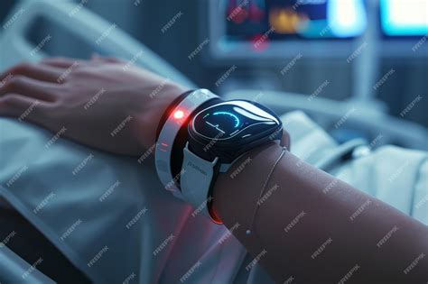 Premium Photo Wearable Health Monitor Tracking Vital Signs And P