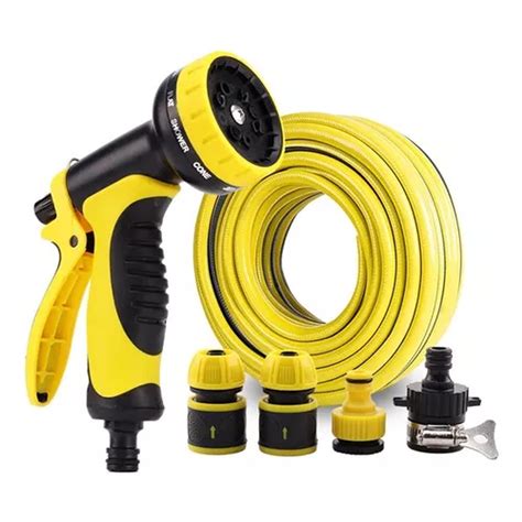 Manguera Retráctil Carrete Y Pulverizador Accesorios Jardín