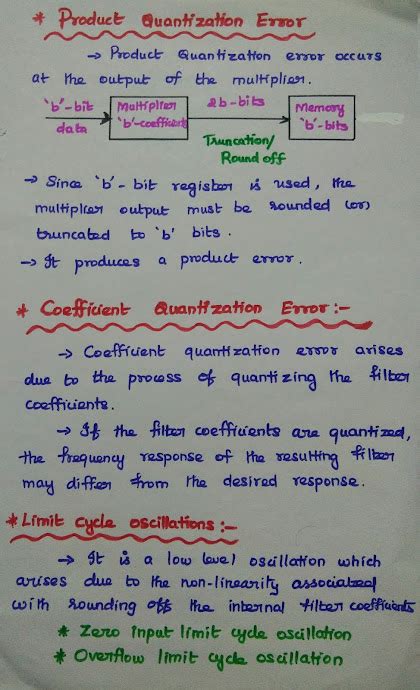 Finite Word Length Effects In Digital Filters Introduction