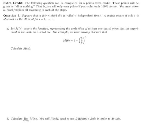 solved extra credit the following question can be completed