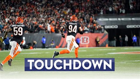 Cincinnati Bengals 24 17 Baltimore Ravens Sam Hubbards 98 Yard Fumble