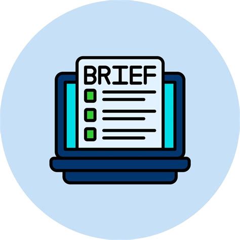 Premium Vector Brief Flat Illustration