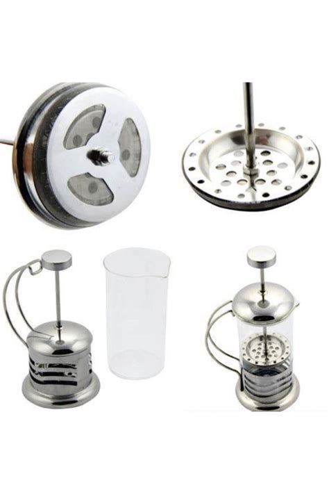 Genel Markalar French Press Süzgeçli Çay Ve Kahve Kupası Filtre Kahve Bitki Çayı Demleme Kupası