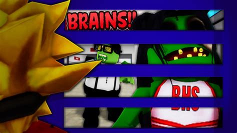 ZOMBIES Invade SCHOOL In Roblox Brookhaven RP YouTube