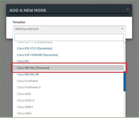 Install And Setup Cisco Nexus 5k Titanium Nx Osv Image To Eve Ng
