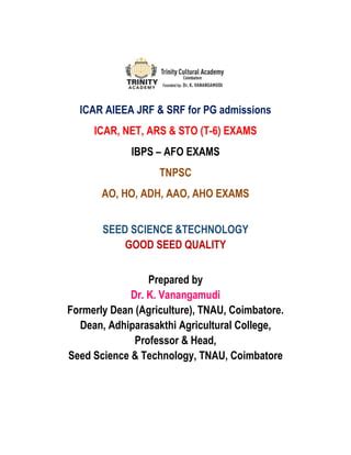 Good Seed Quality Pdf