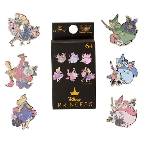 Disney Sleeping Beauty 65th Anniversary Blind Box Pin Grotto Treasures