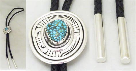 Tanner Chaney Silver Jewelry Leonard Nez Bolos 56346