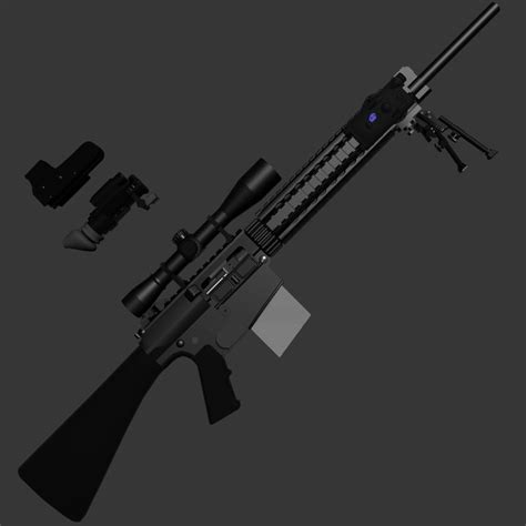 3d Model Mk11 Mod 0 Sniper Rifle