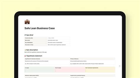 Safe Lean Business Case Streamlining Decision Making With Lean Agile