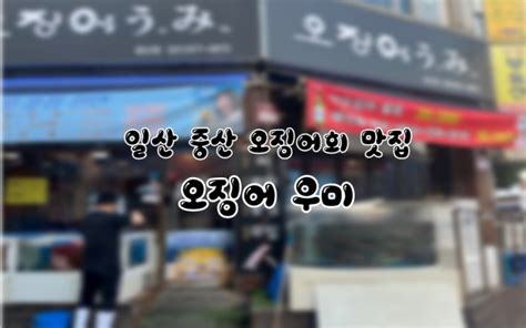 일산 오징어회맛집“오징어우미”중산점🦑 네이버 블로그