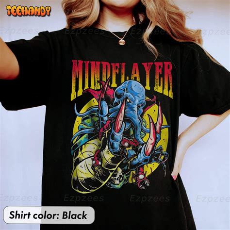 Mind Flayer Baldurs Gate 3 Fan Tshirt For Gamer Bg3 Karlach Shirt