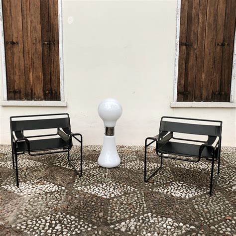 Weiße Space Age Birillo Stehlampe aus Muranoglas von Carlo Nason für