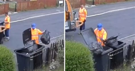 Mum Films Bin Man Taking Rubbish OUT Of Her Bin And Putting It Onto Street World News Mirror