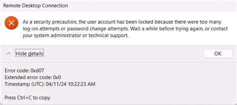 Fixing The Error The User Account Has Been Locked