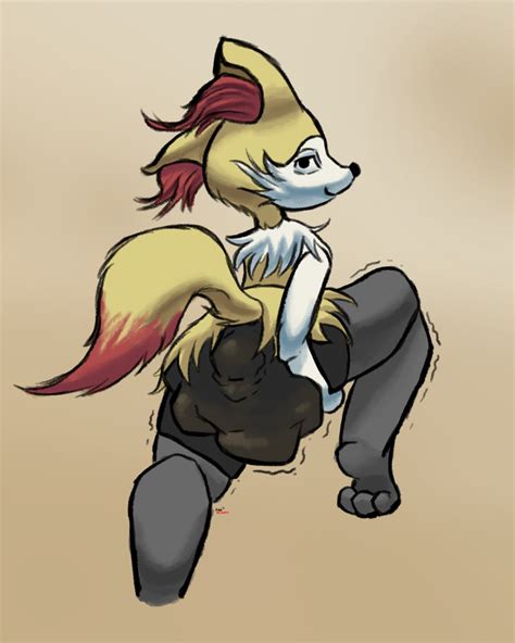Rule 34 2019 Ambiguous Gender Anthro Black Eyes Black Nose Braixen