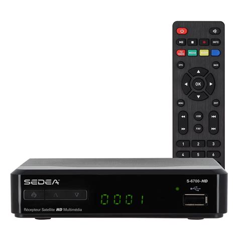 Récepteur Décodeur Satellite Haute Définition Libre Accès Fta S 6700 Hd