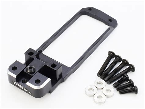 Treal Hobby SCX Servo Mount Aluminum CNC Machined Adjustable Size For Bigger Servo Full