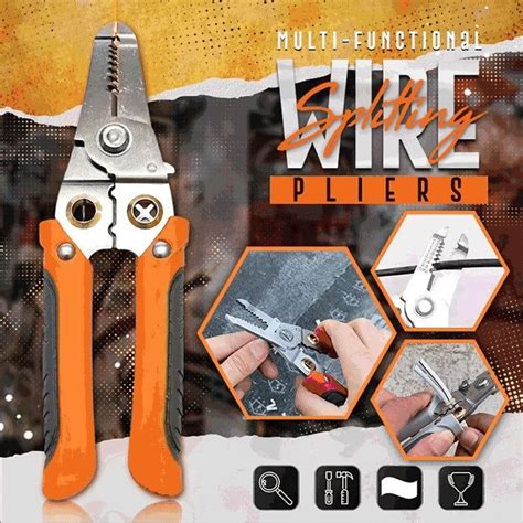 Early Fathers Day Sale 50 Offmulti Functional Wire Splitting Pliers Buy 1 Orange Pliers