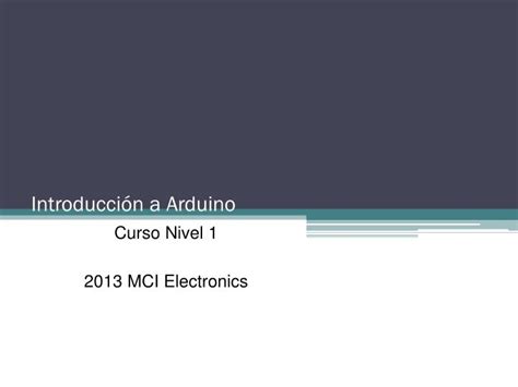 Ppt Introducción A Arduino Powerpoint Presentation Free Download