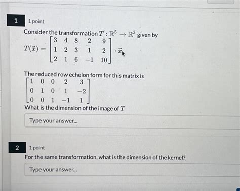 Solved Consider The Transformation T R R Given By Chegg