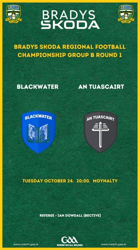 Bradys Skoda Regional Football Championship Throws In Meath Gaa