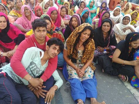 Tanker Blast Villagers Protest At Panipat Refinery Gate The Tribune