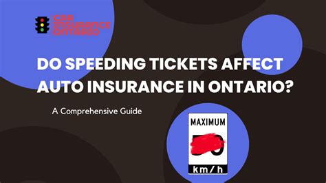 Do Speeding Tickets Affect Insurance In Ontario Over