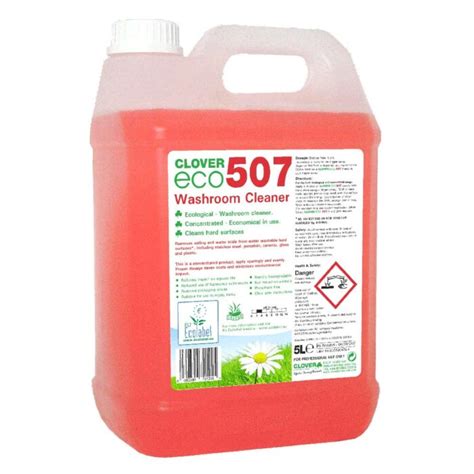 Clover Ecological Washroom Cleaner 5ltr Eco507 Mustang Cleaning