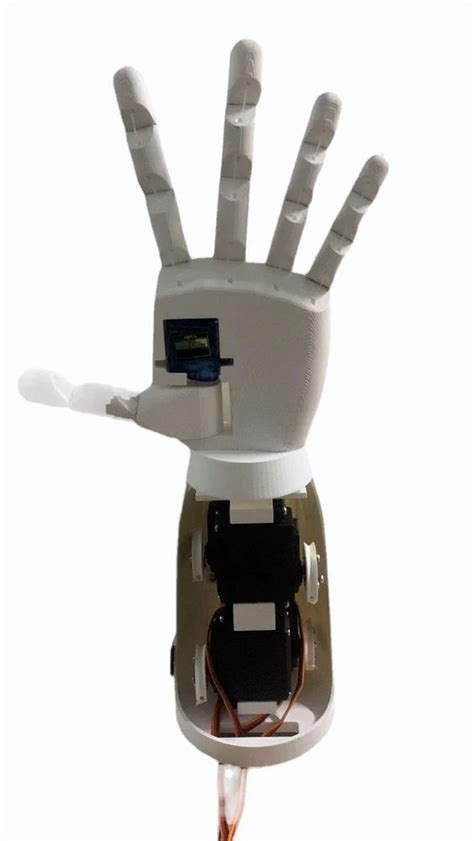 Fully Assembled Programmable 3d Printed Robotic Prosthetic Hand At