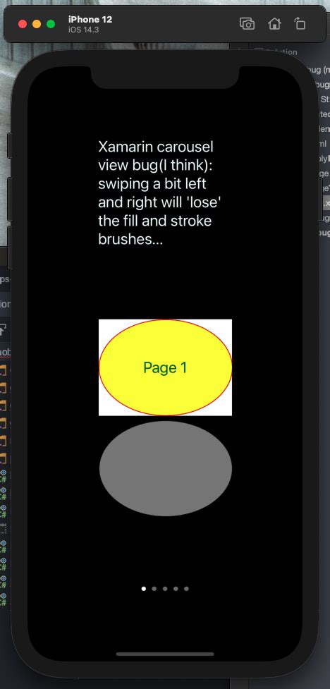 Bug Ios Brush Color Lost On Swiping · Issue 13376 · Xamarinxamarinforms · Github