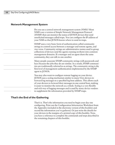 Configuring Junos Basics PDF
