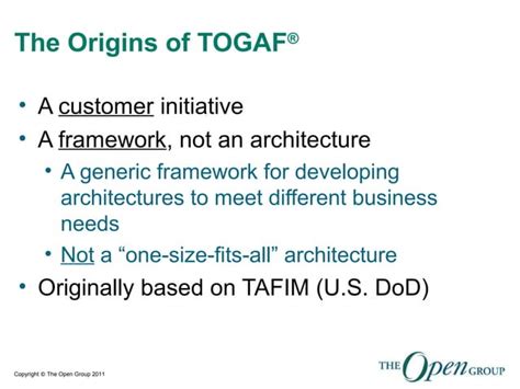 Togaf Version Introduction Overview PPT