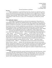 Fischer Esterification Lab Report Synthesis Of Methyl Benzoate