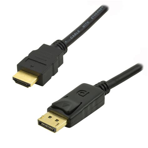 Câble Displayport Mâle Vers Hdmi Mâle Longueur Câble 2 M