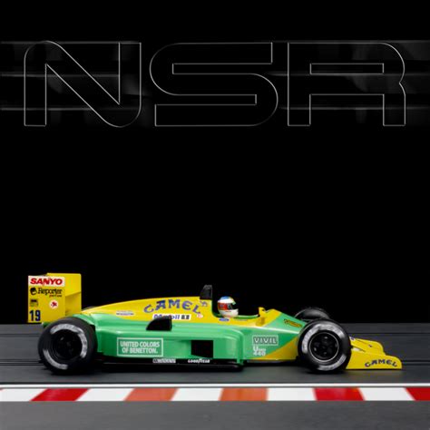 NSR HL06 Historic Line Formula 86 89 Benetton Camel N 19 SCH LIVERY