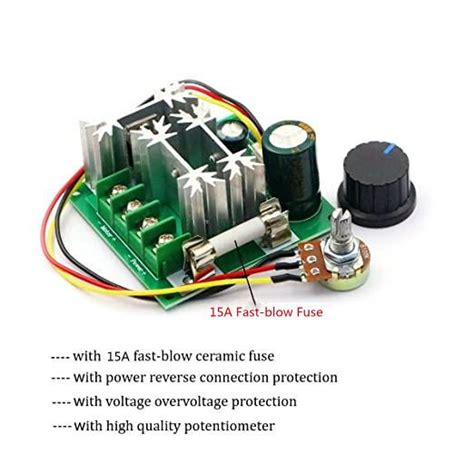 V V A PLC DC Motor Speed Controller PWM Variable Speed Regulator