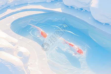 嬉戏的金鱼插画图片下载 正版图片601060812 摄图网